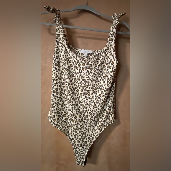 gaze | Tops | Animal Print Bodysuit | Poshmark